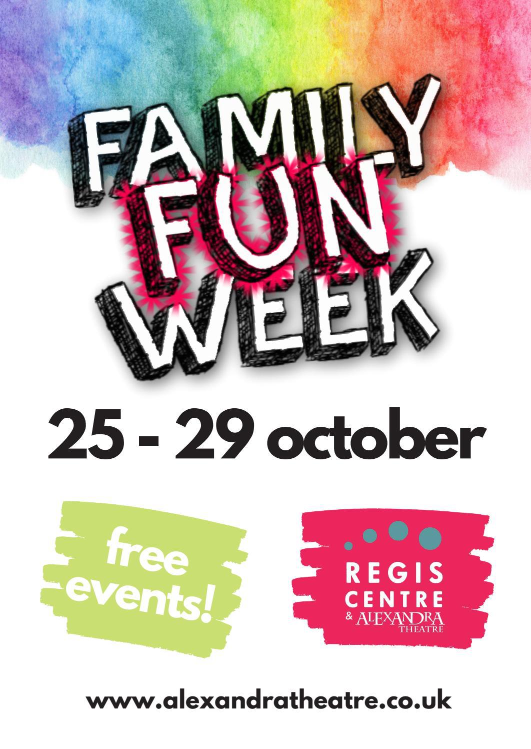 Family Fun Week 2021 by Regis Centre - Issuu