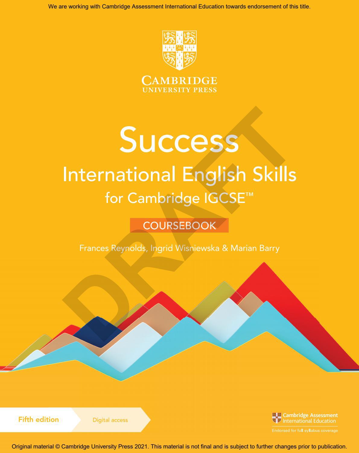 Success International English Skills for Cambridge IGCSE™ Coursebook ...