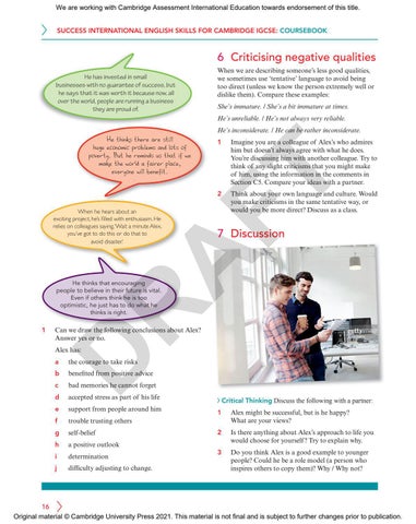 Success International English Skills for Cambridge IGCSE™ Coursebook ...