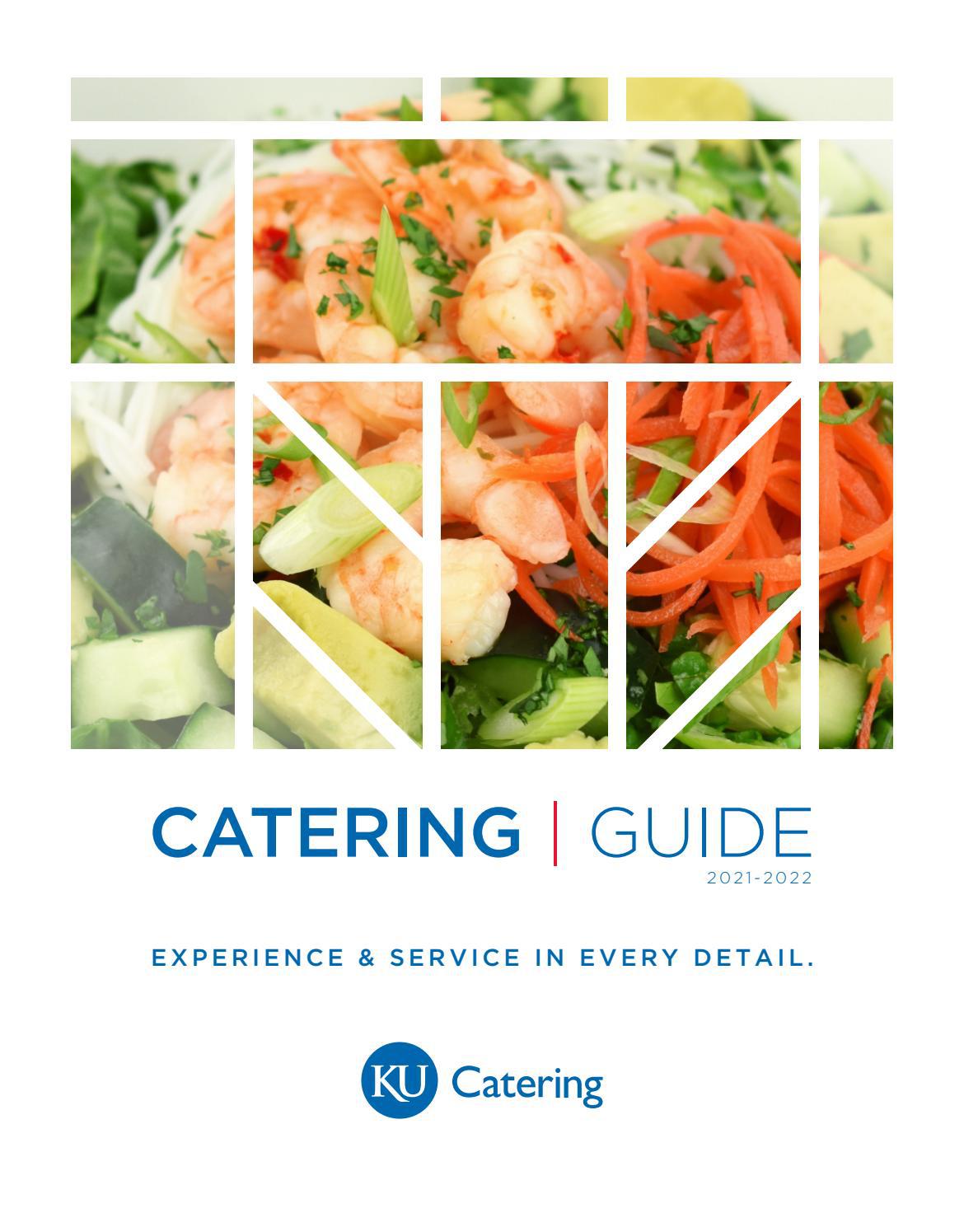 Final catering guide 2020-2021 by KU Memorial Union - Issuu