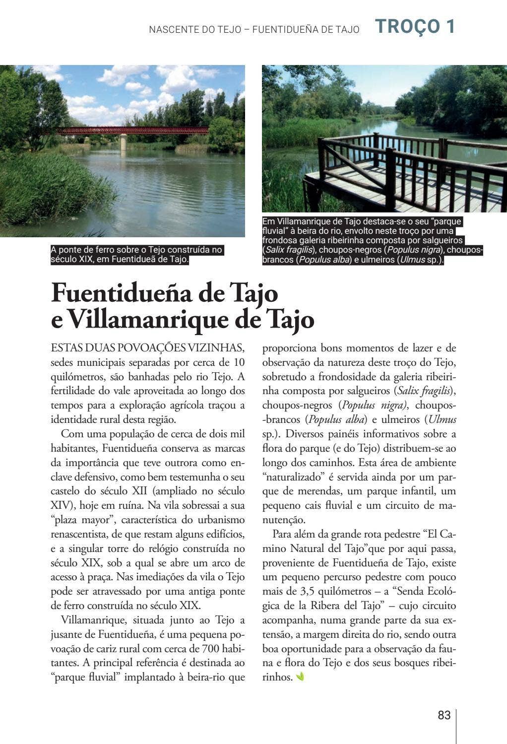 Guia do Rio Tejo: Desde a nascente até à foz by Câmara Municipal de ...