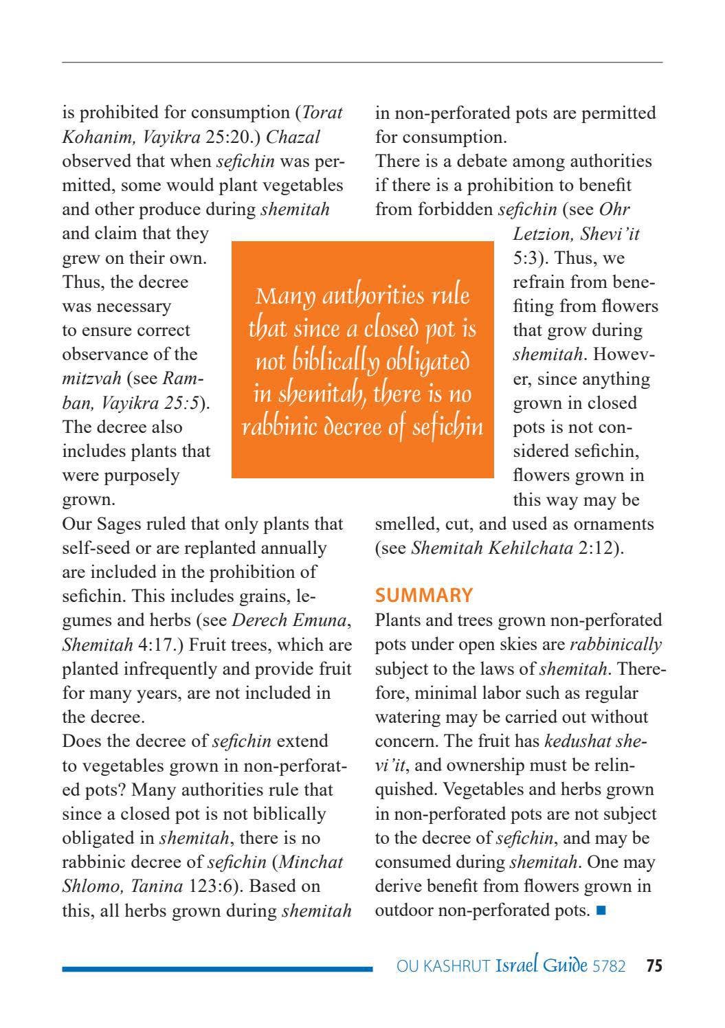 OU Israel Kashrut Guide by Orthodox Union - Issuu
