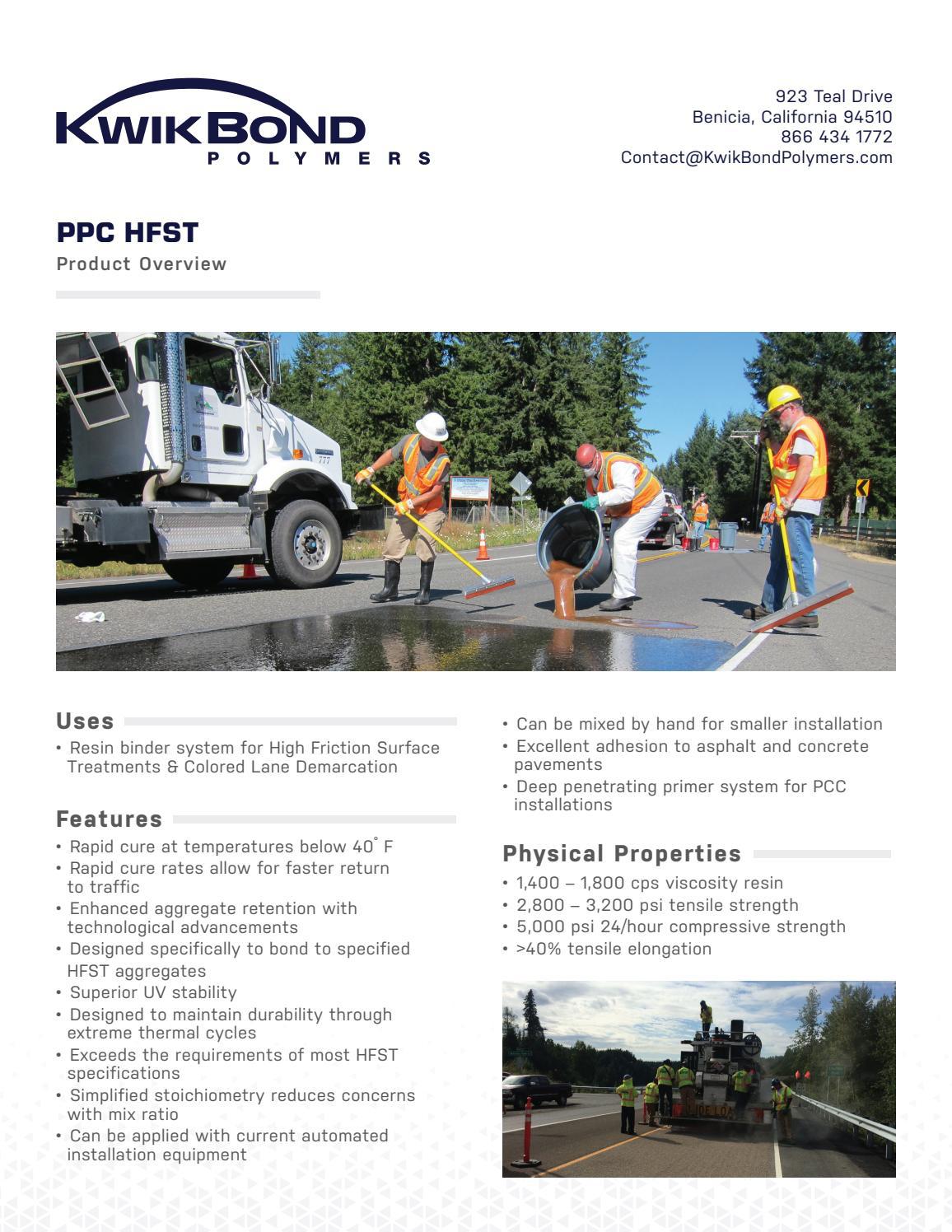 PPC HFST Product Overview by kwikbondpolymers - Issuu