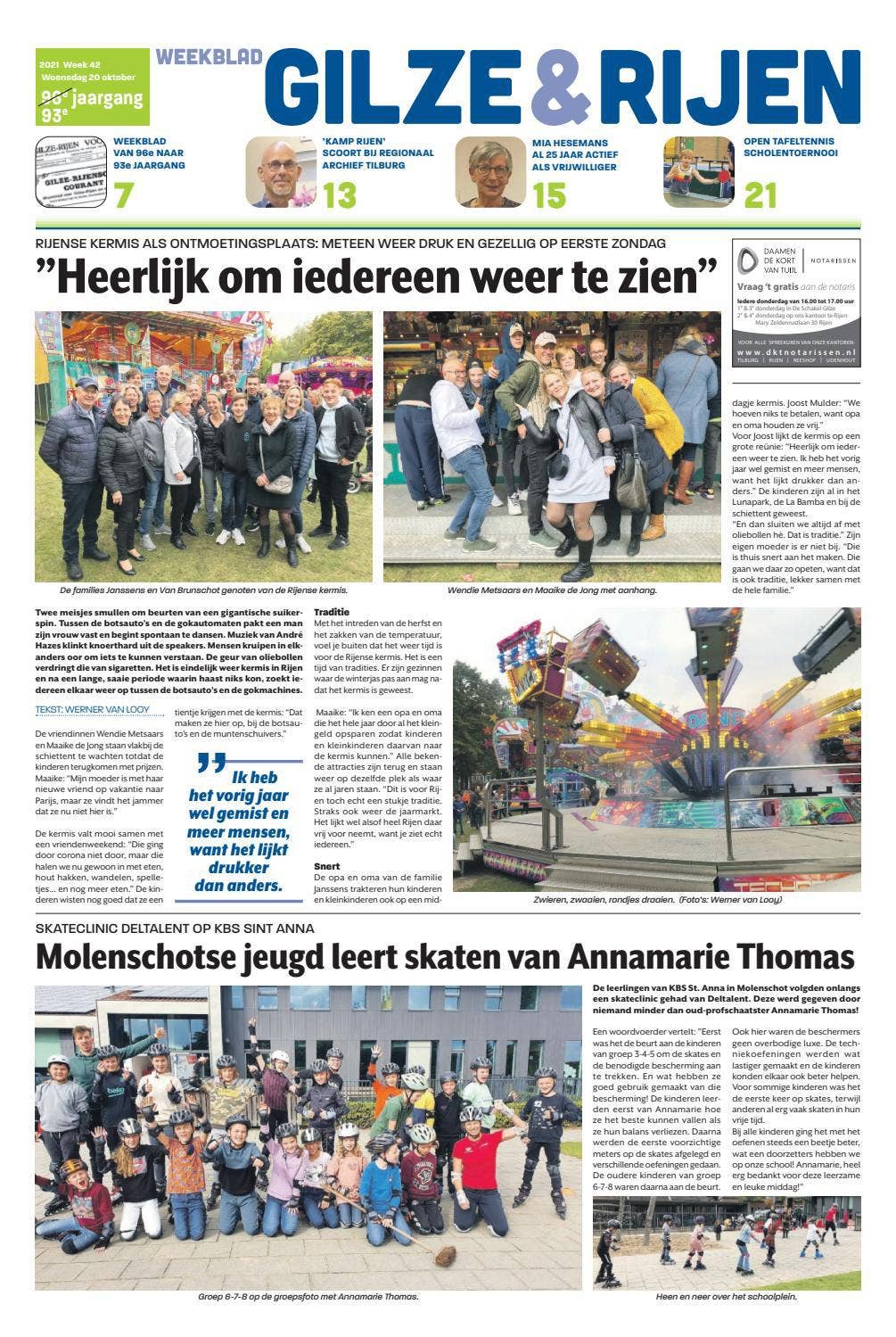 Weekblad Gilze en Rijen 20-10-2021 by Uitgeverij Em de Jong - Issuu