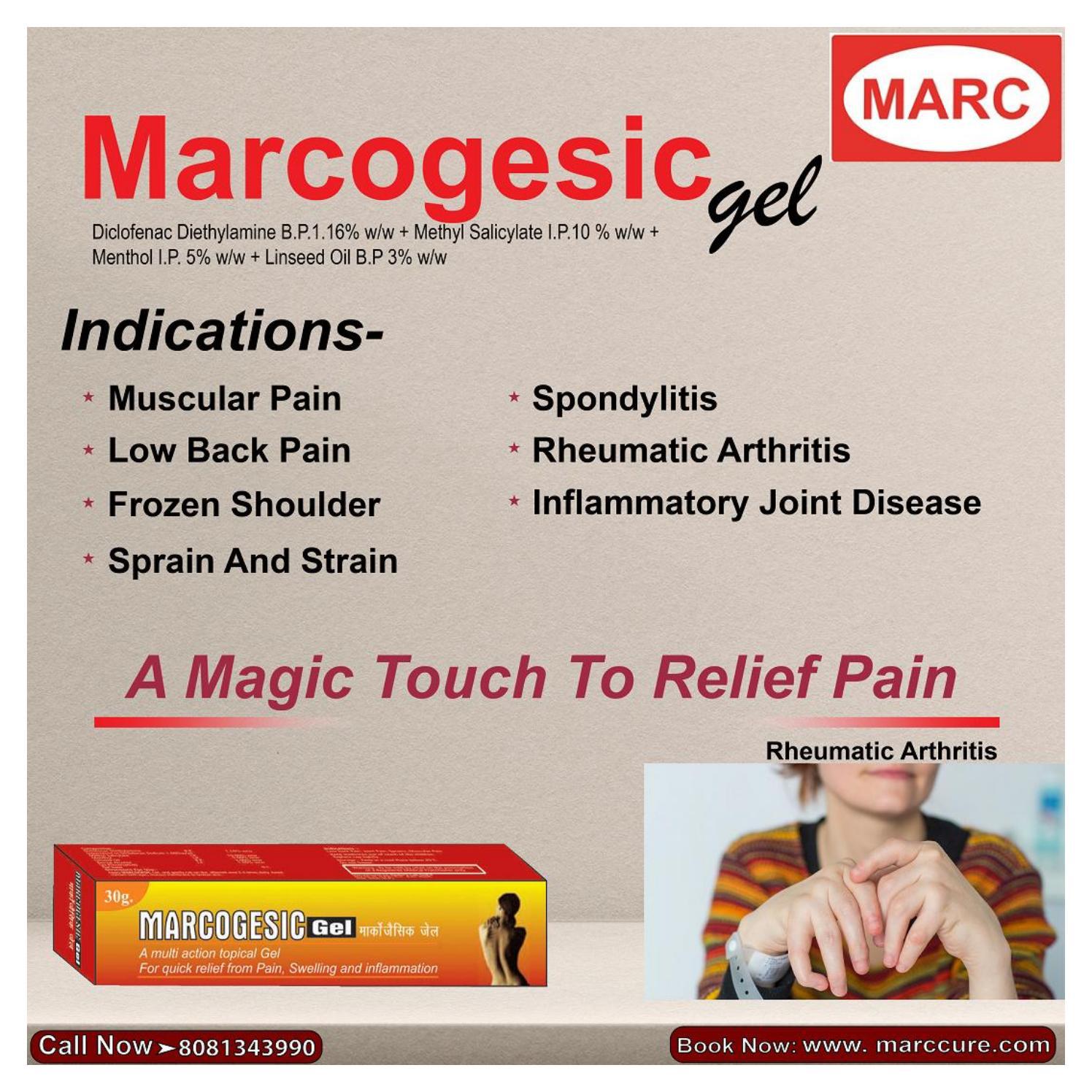 Marcogesic gel | Pain Relief by Marc Cure - Issuu