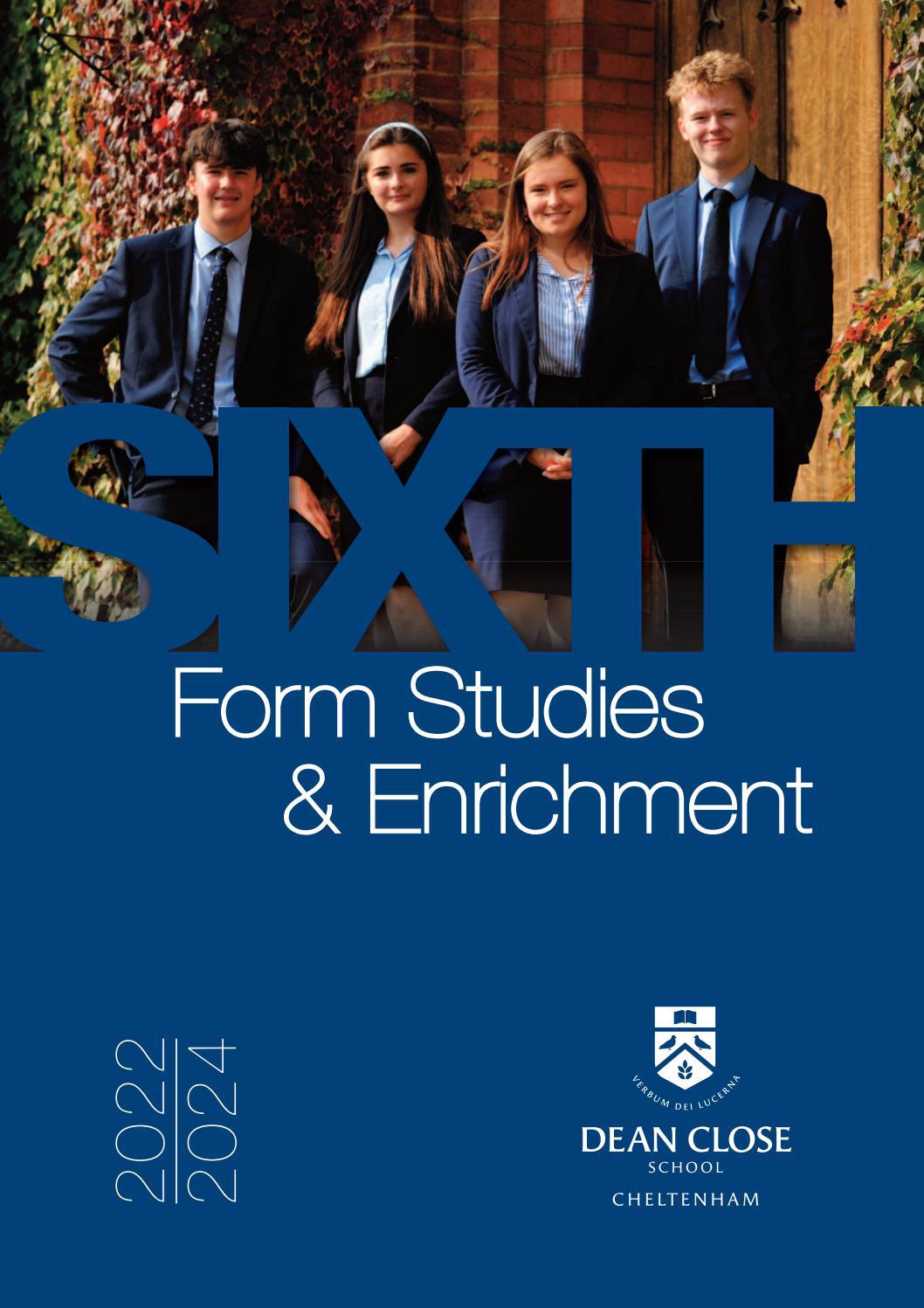 Dean Close School Sixth Form Studies by Dean Close School - Issuu