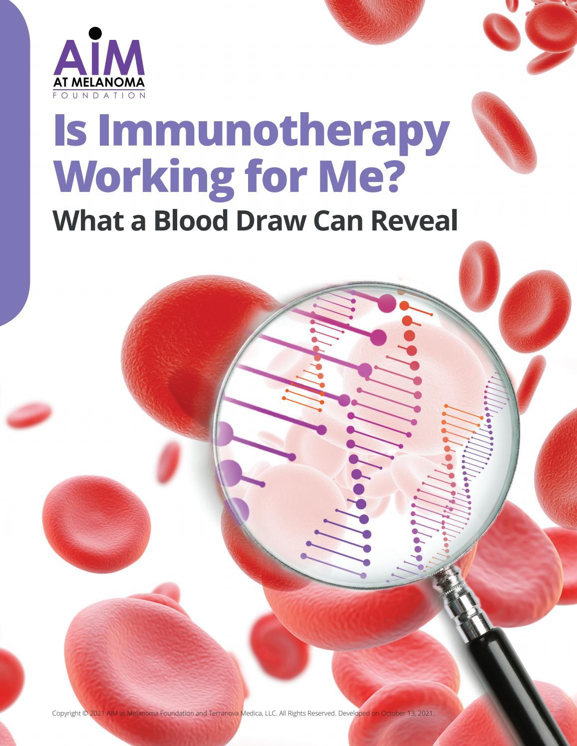 Is Immunotherapy Working for Me? What a Blood Draw Can Reveal by AIM at ...