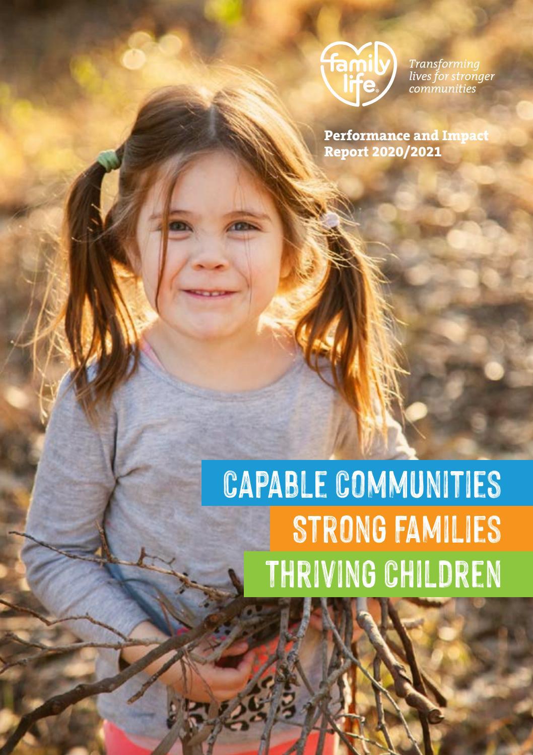 Family Life Performance and Impact Report 2020-21 by Family Life - Issuu