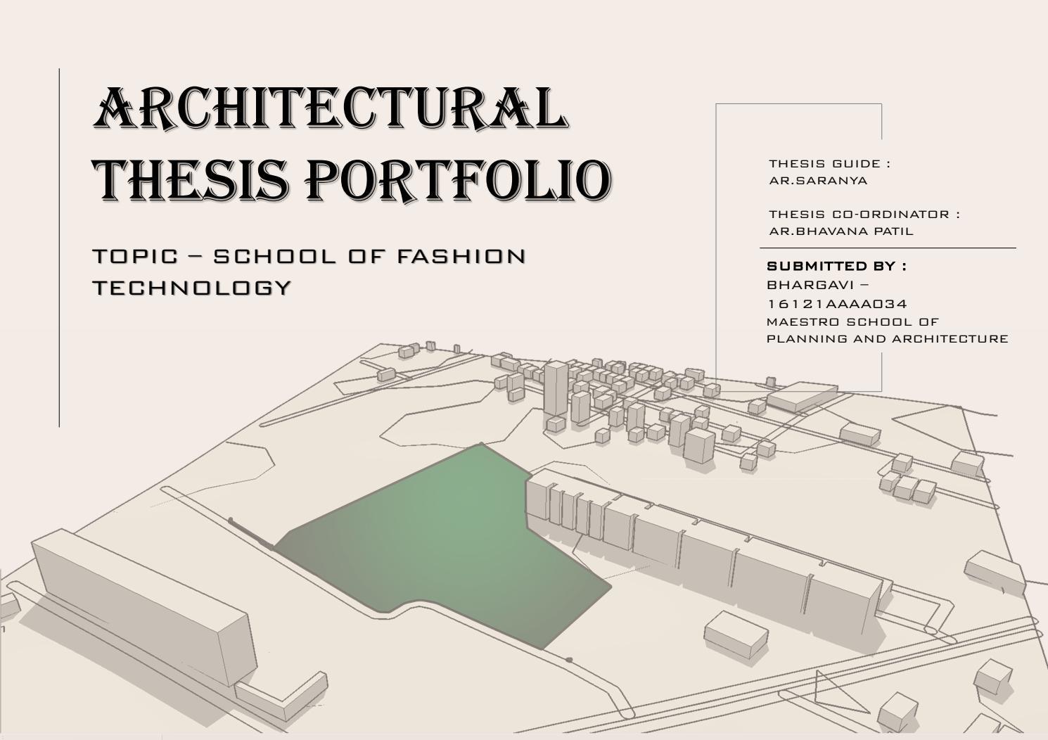 Architectural Thesis by Ar.Bhargavi - Issuu
