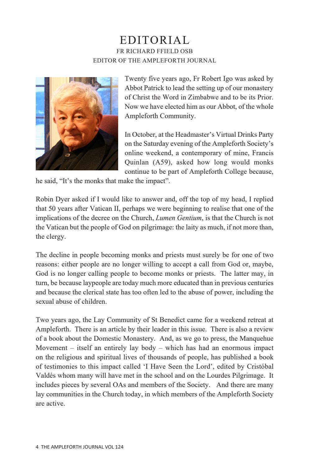 Ampleforth Journal by ampleforthcollege - Issuu