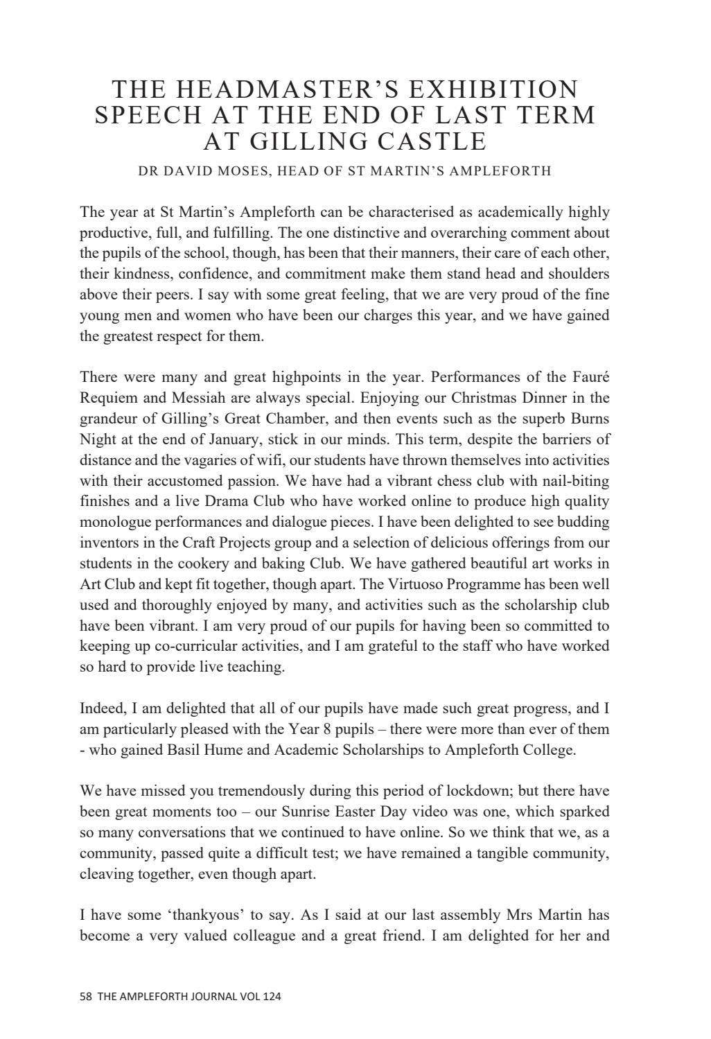 Ampleforth Journal by ampleforthcollege - Issuu