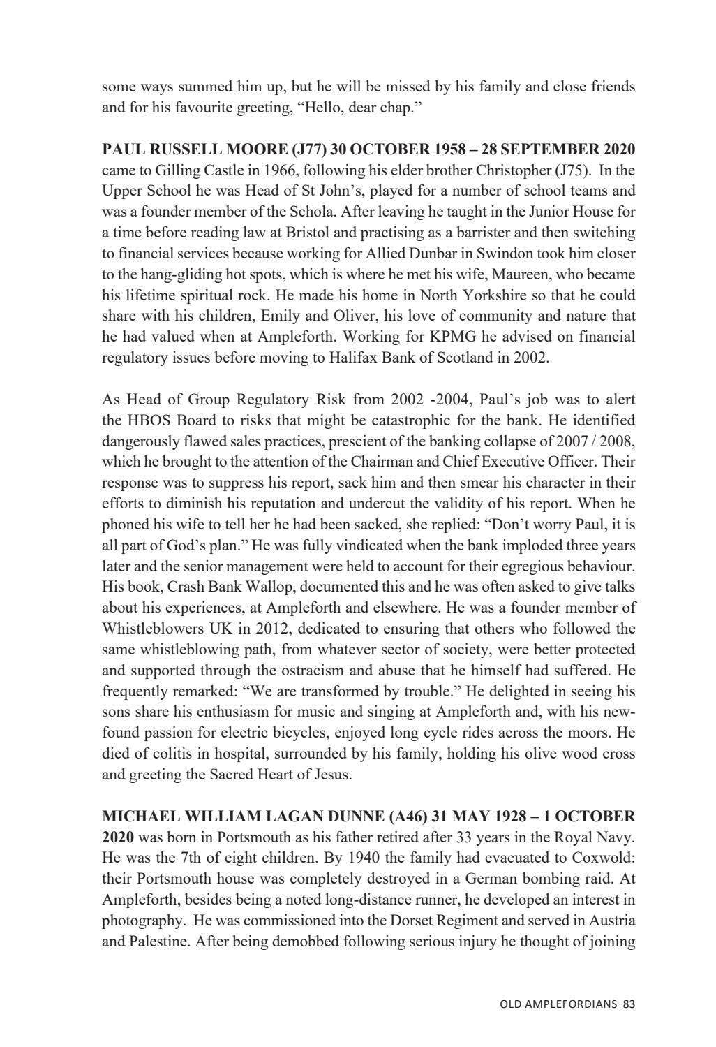 Ampleforth Journal by ampleforthcollege - Issuu