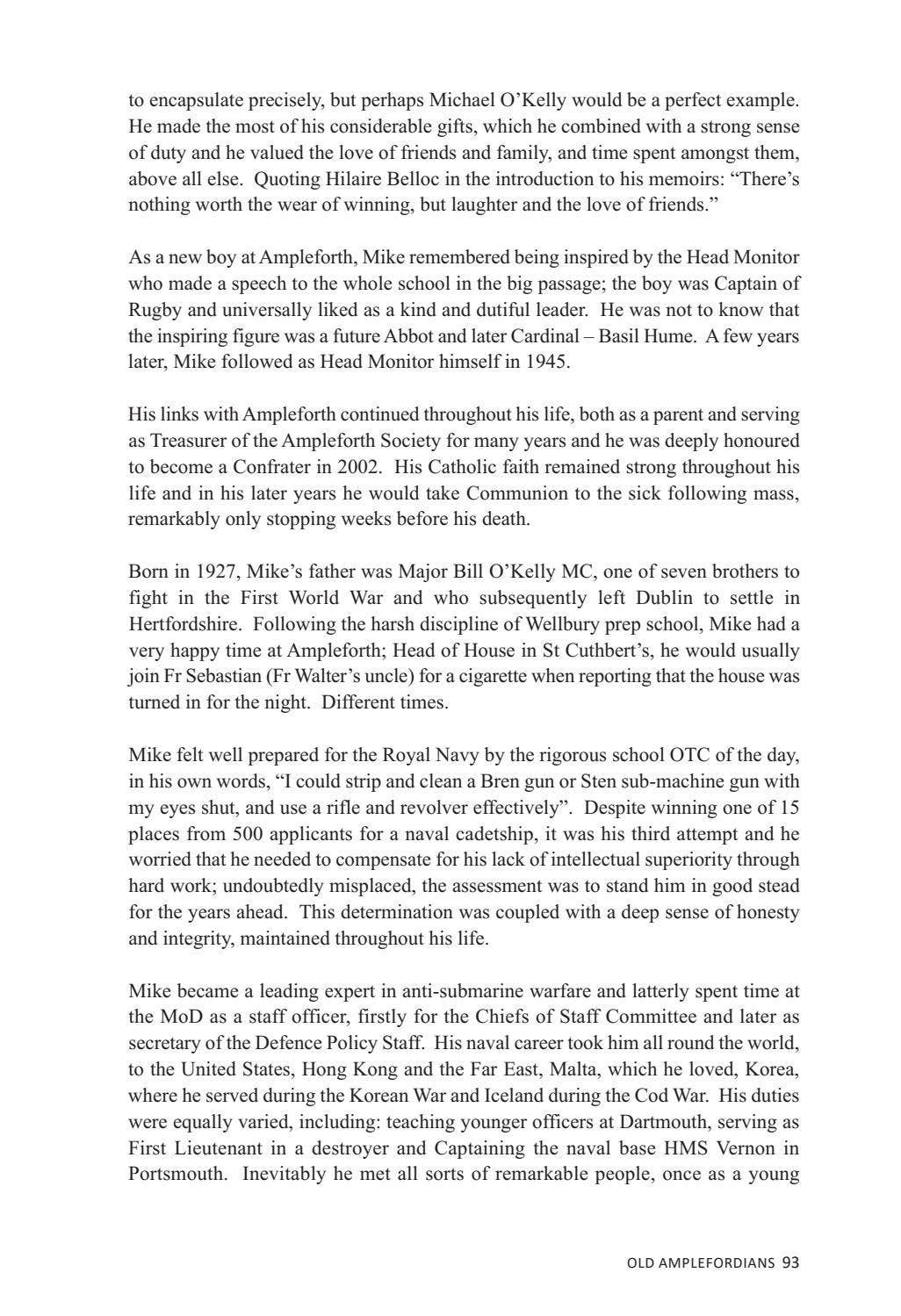Ampleforth Journal by ampleforthcollege - Issuu