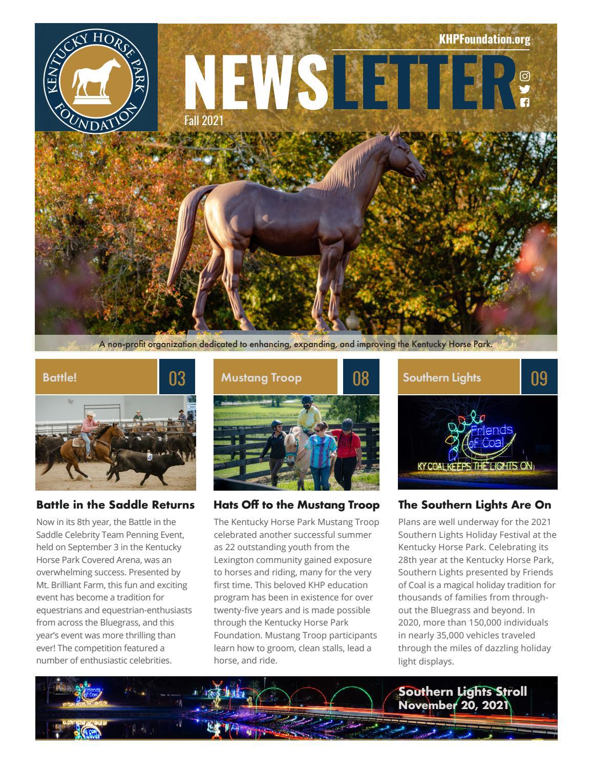 2021 Fall KHP Foundation Newsletter by khpf5727 - Issuu