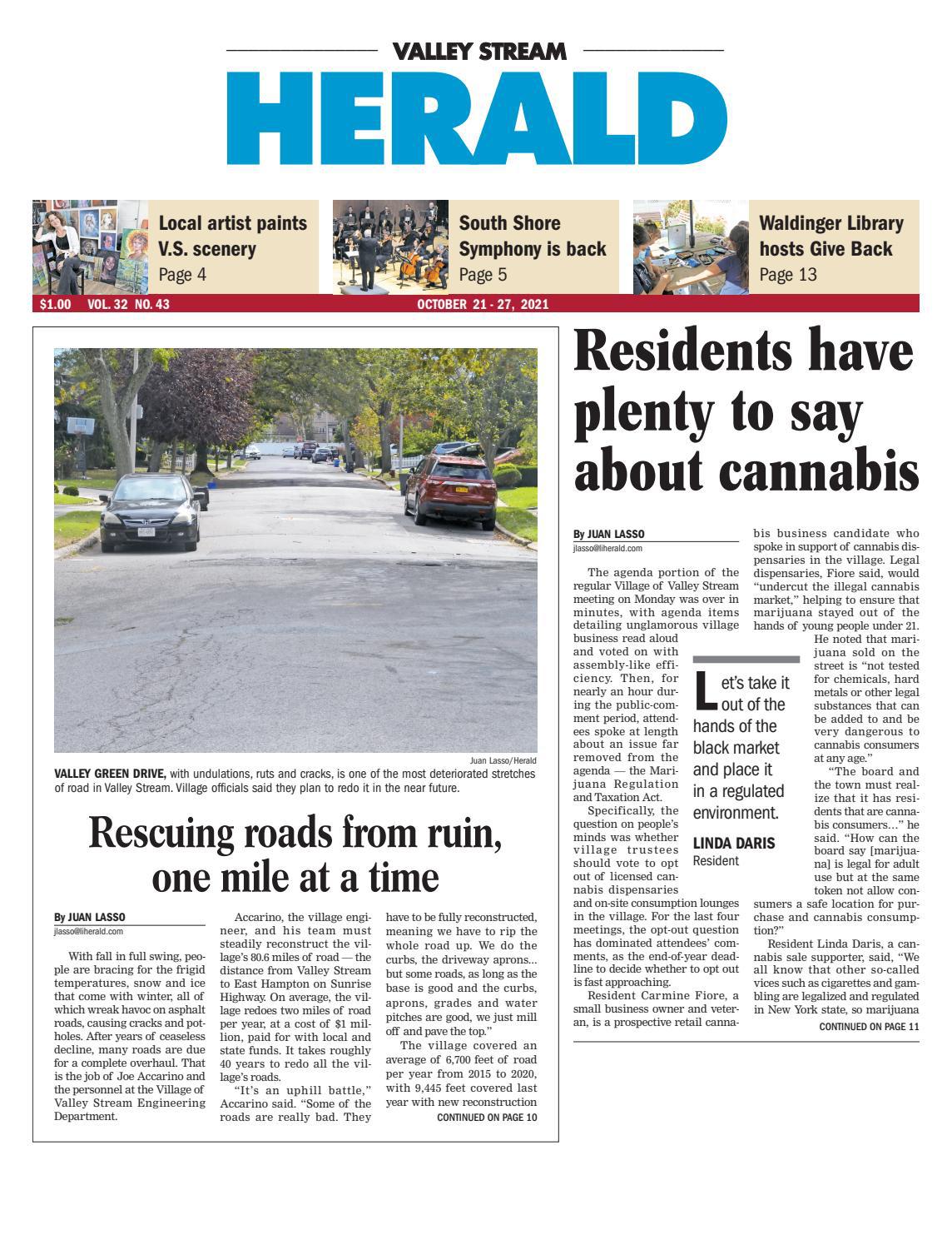 Valley Stream Herald 10-21-2021 by Richner Communications, Inc - Issuu