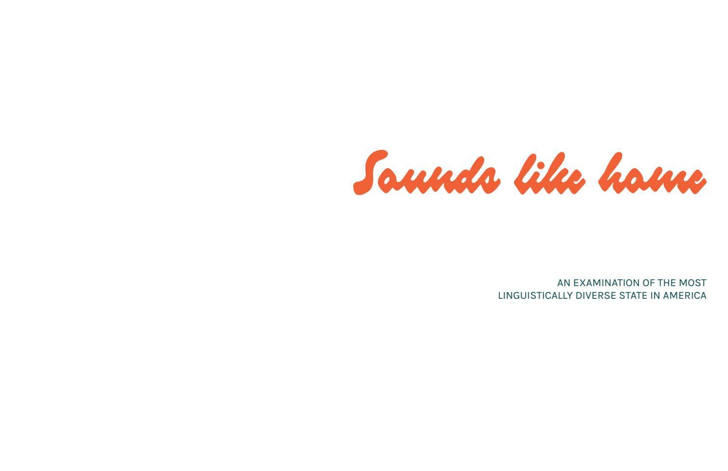 Sounds like home by Emma Carter - Issuu