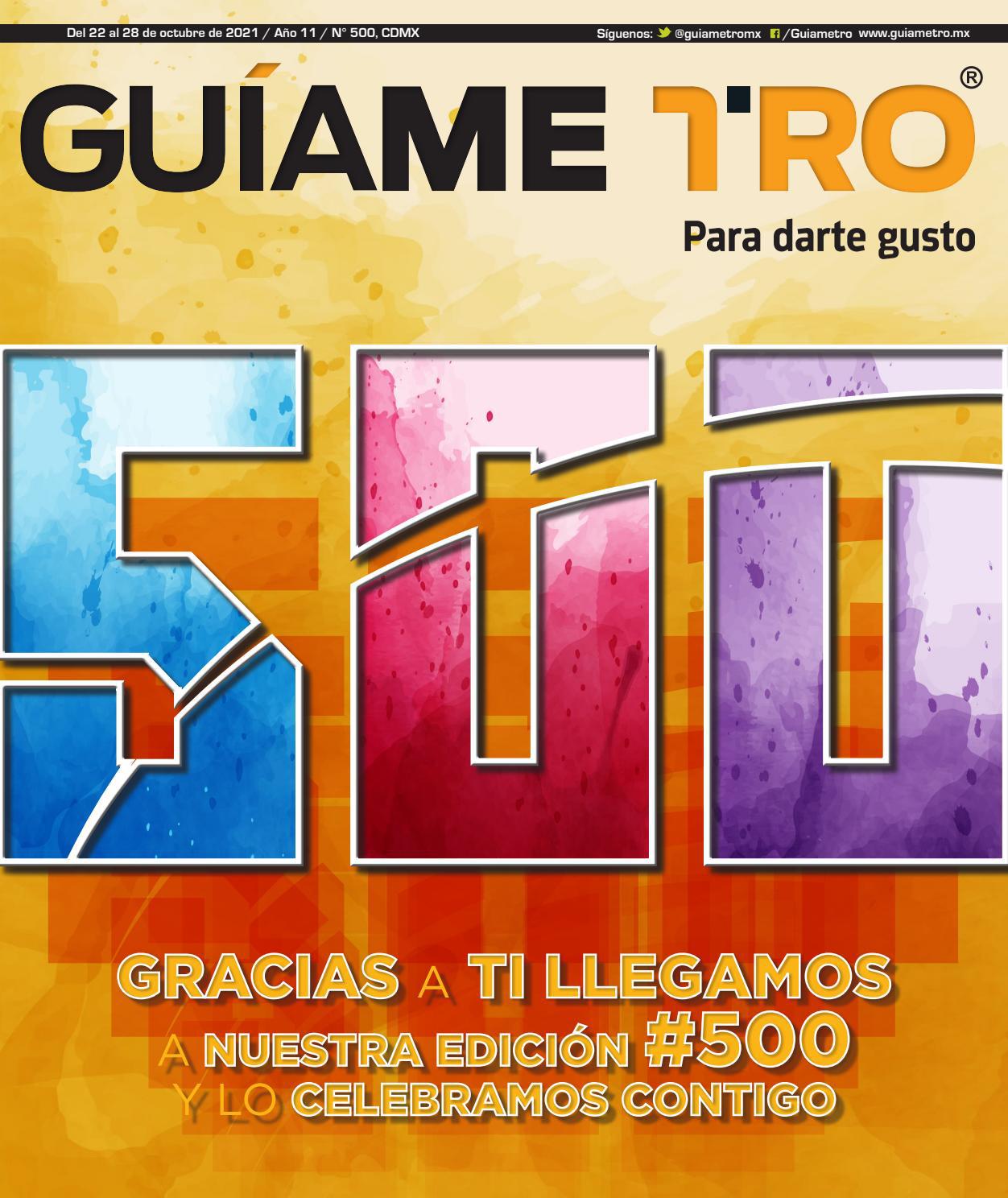Guía Metro No. 500 by GuíaMetro - Issuu