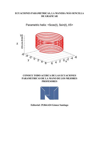 ECUACIONES PARAMETRICAS by StTiago - Issuu
