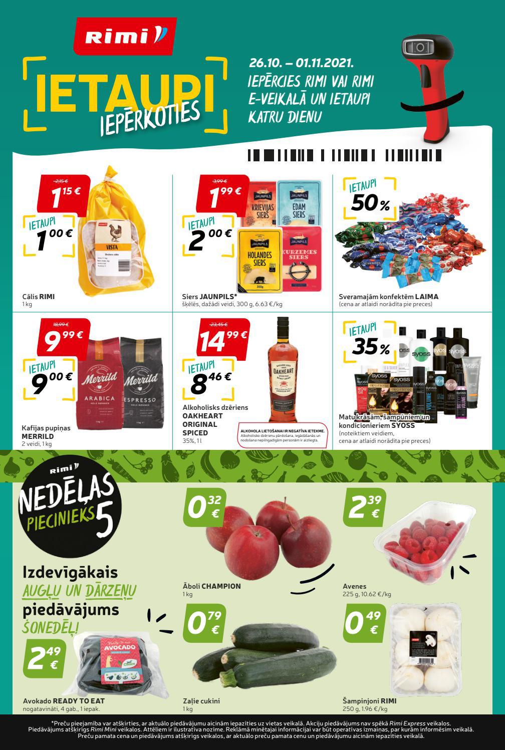 Rimi piedāvājumi 26.10.-2.22.2021 by Rimi - Issuu
