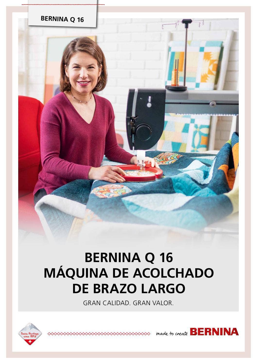 BERNINA Q 16 brochure Spanish by Bernina International AG - Issuu