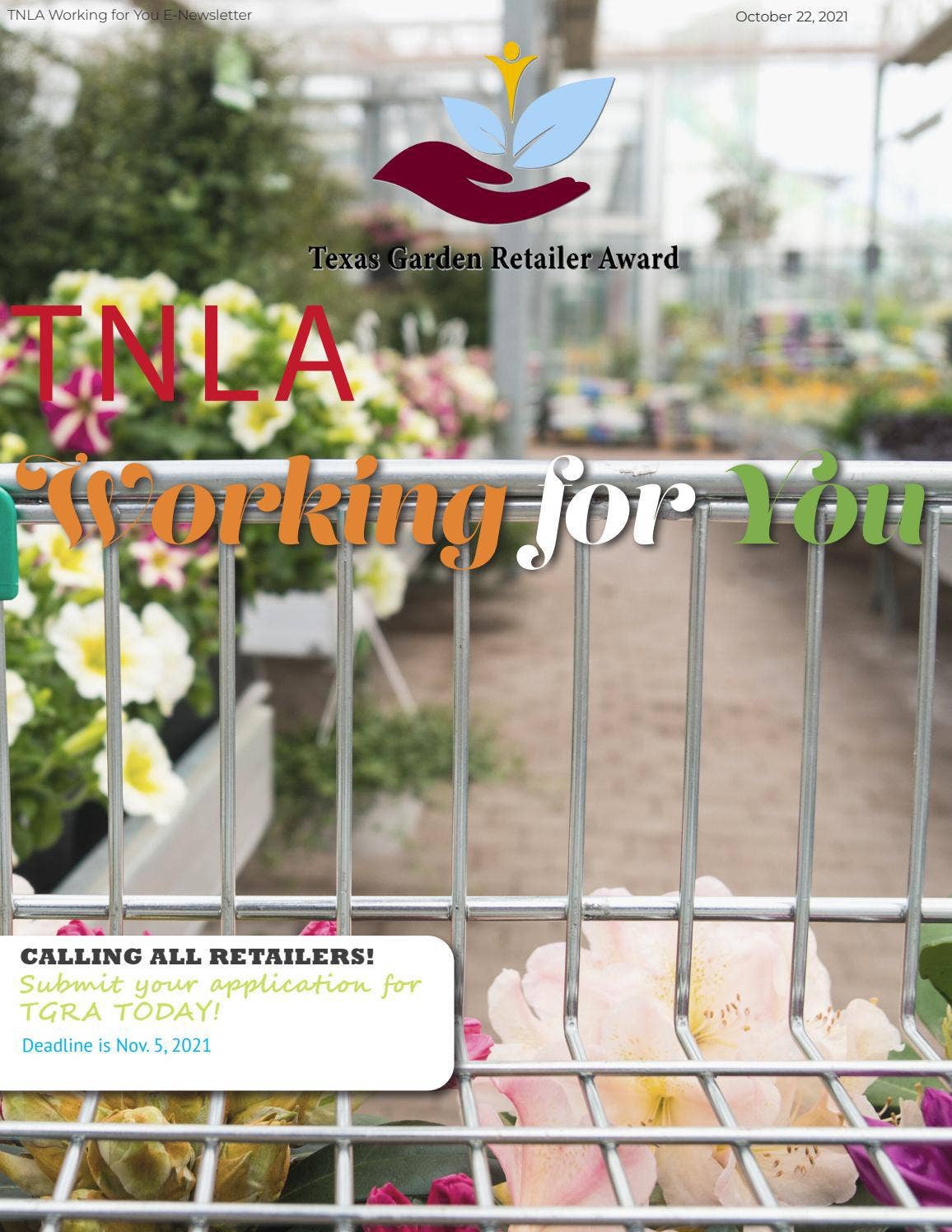 TNLA Working For You, October 22, 2021 by Texas Nursery & Landscape ...
