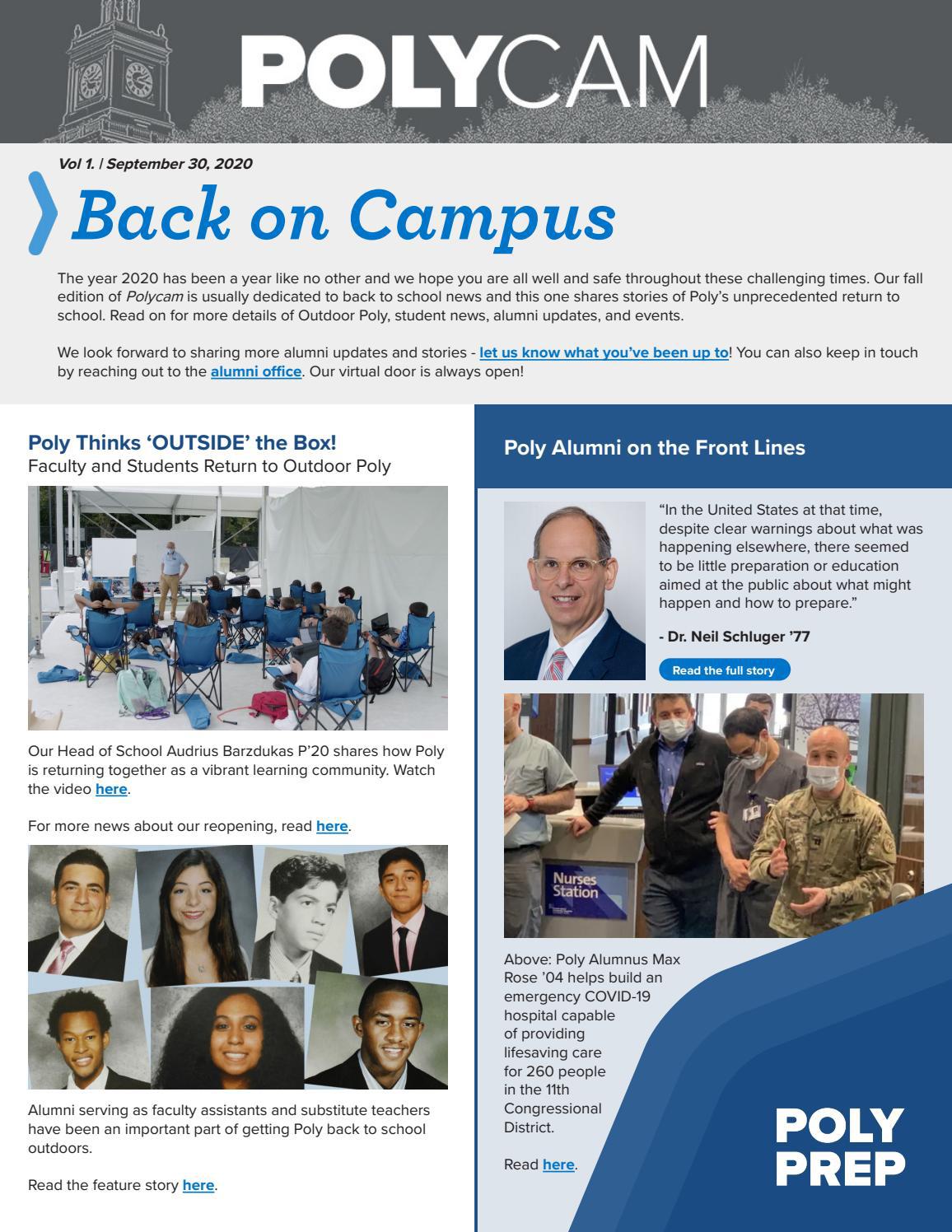 Polycam September 2020 by Poly Prep Country Day School - Issuu