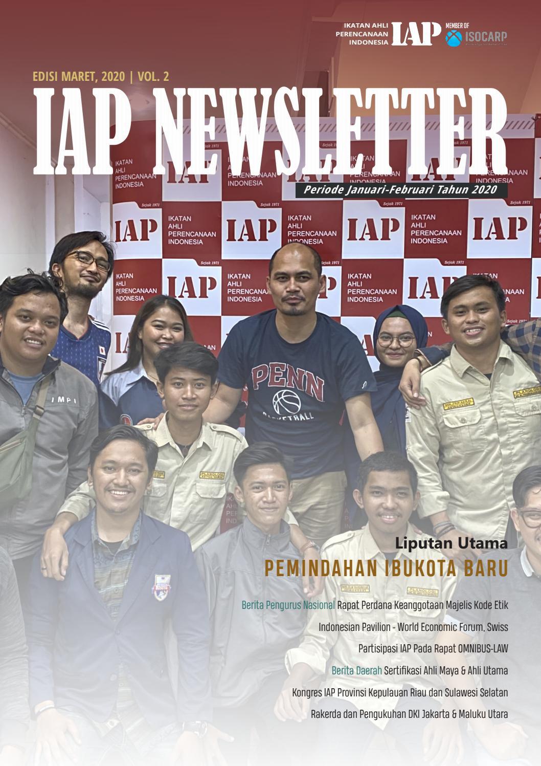 IAP NEWSLETTER Vol.2 Edisi Maret 2020 by IAP Indonesia - Issuu