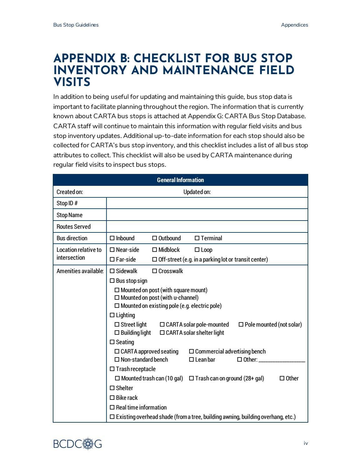 Transit and Bus Stop Design Guidelines by BCDCOG - Issuu