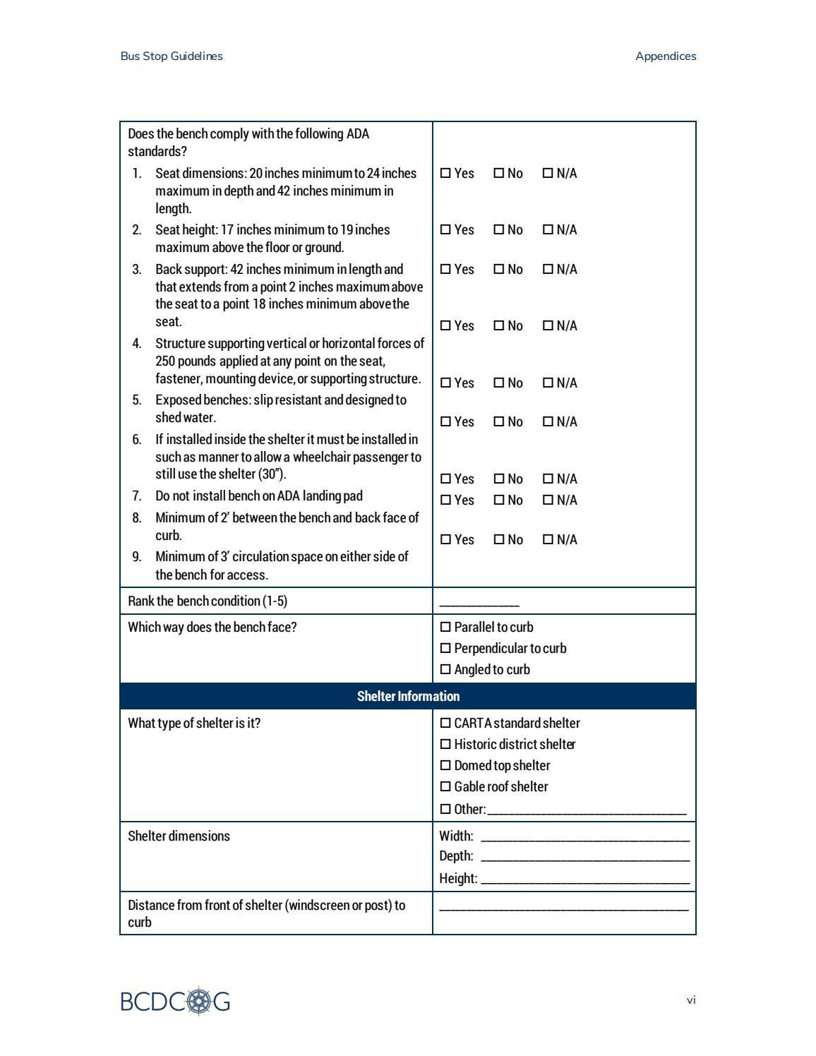 Transit and Bus Stop Design Guidelines by BCDCOG - Issuu