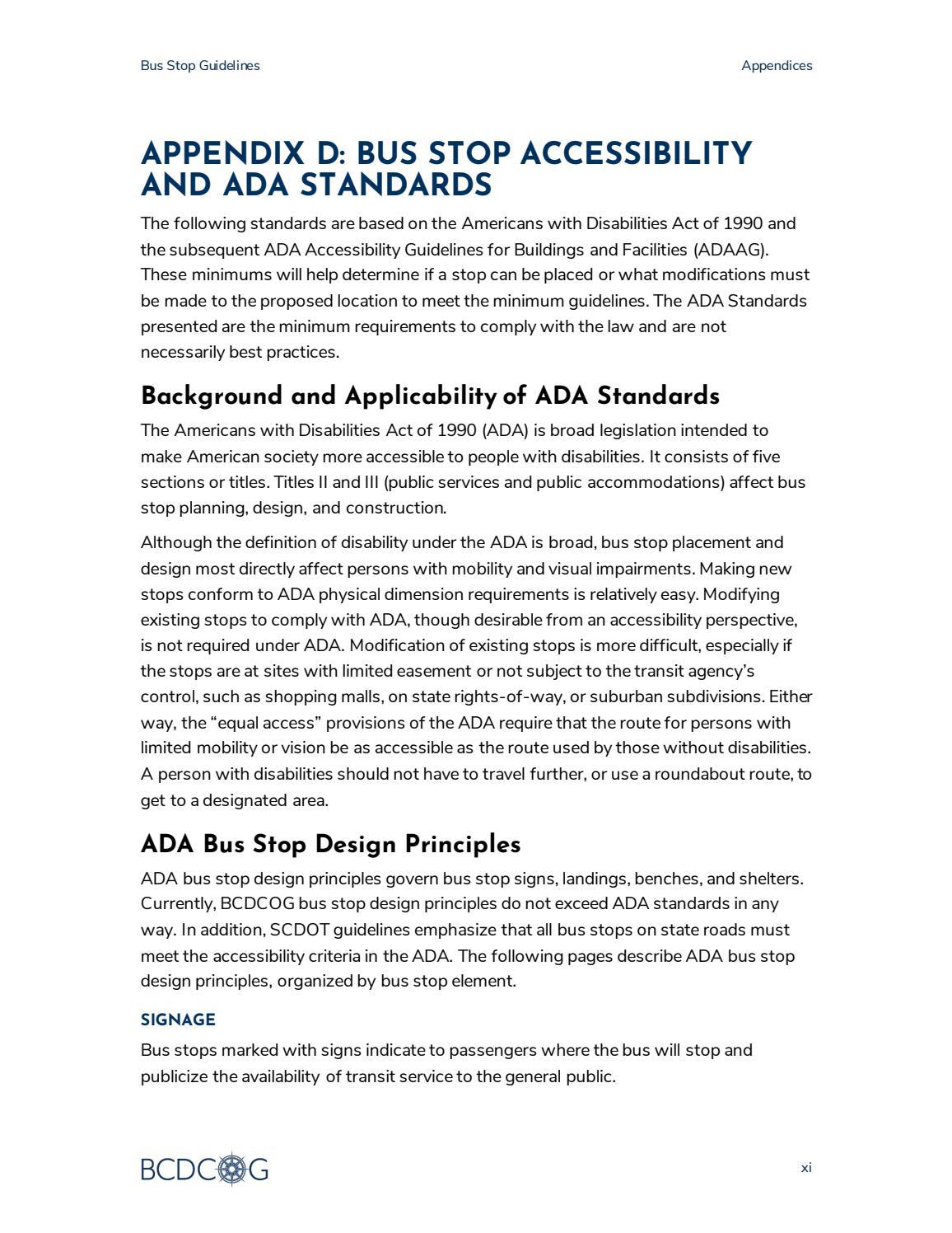 Transit and Bus Stop Design Guidelines by BCDCOG - Issuu
