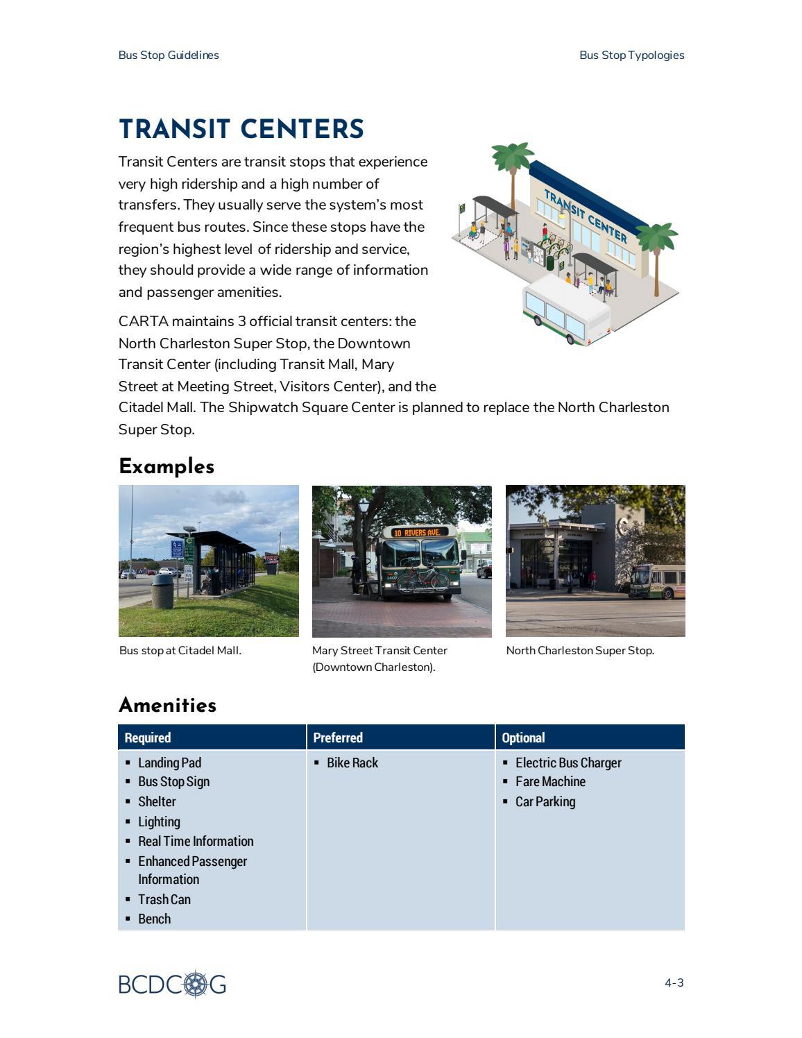 Transit and Bus Stop Design Guidelines by BCDCOG - Issuu