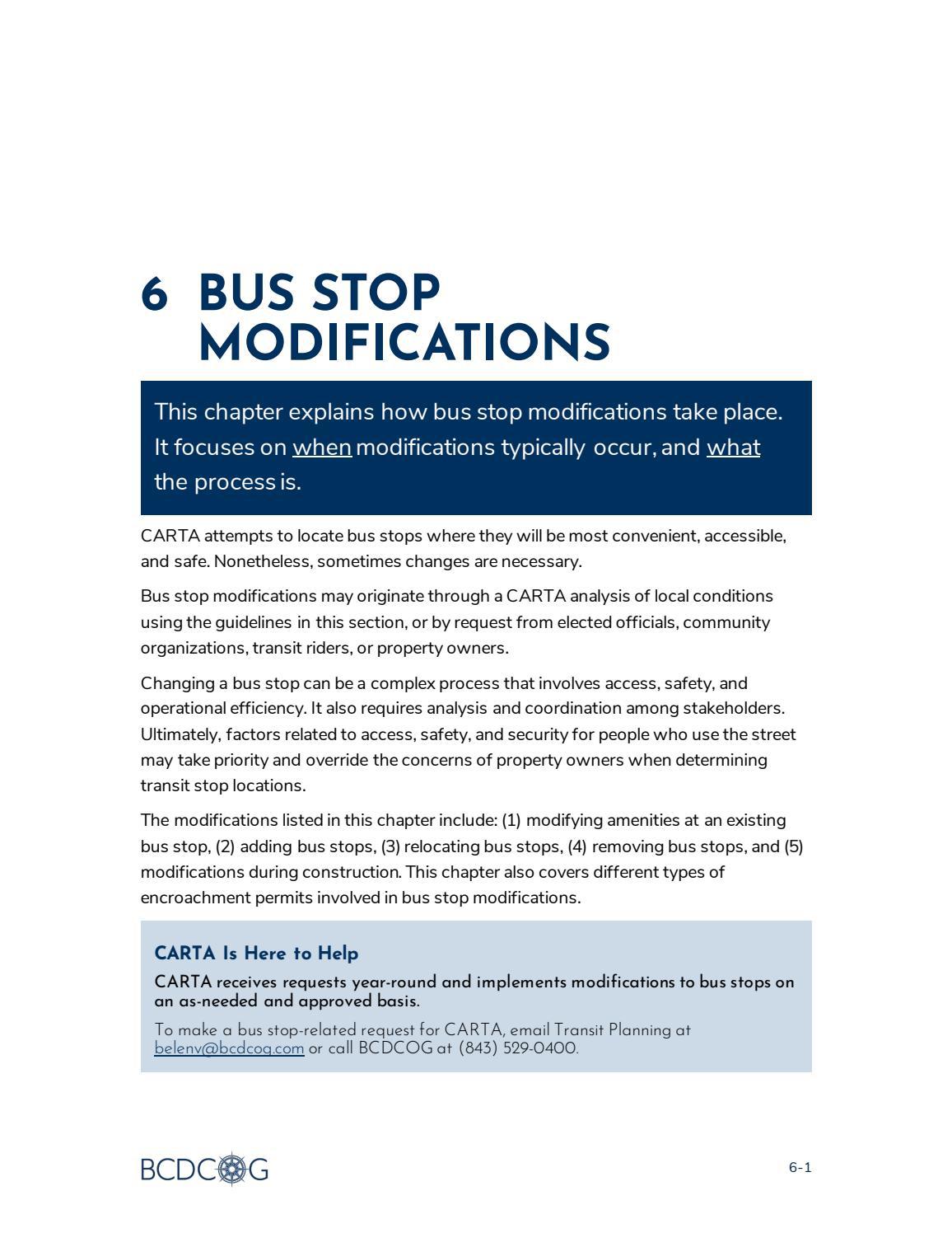Transit and Bus Stop Design Guidelines by BCDCOG - Issuu