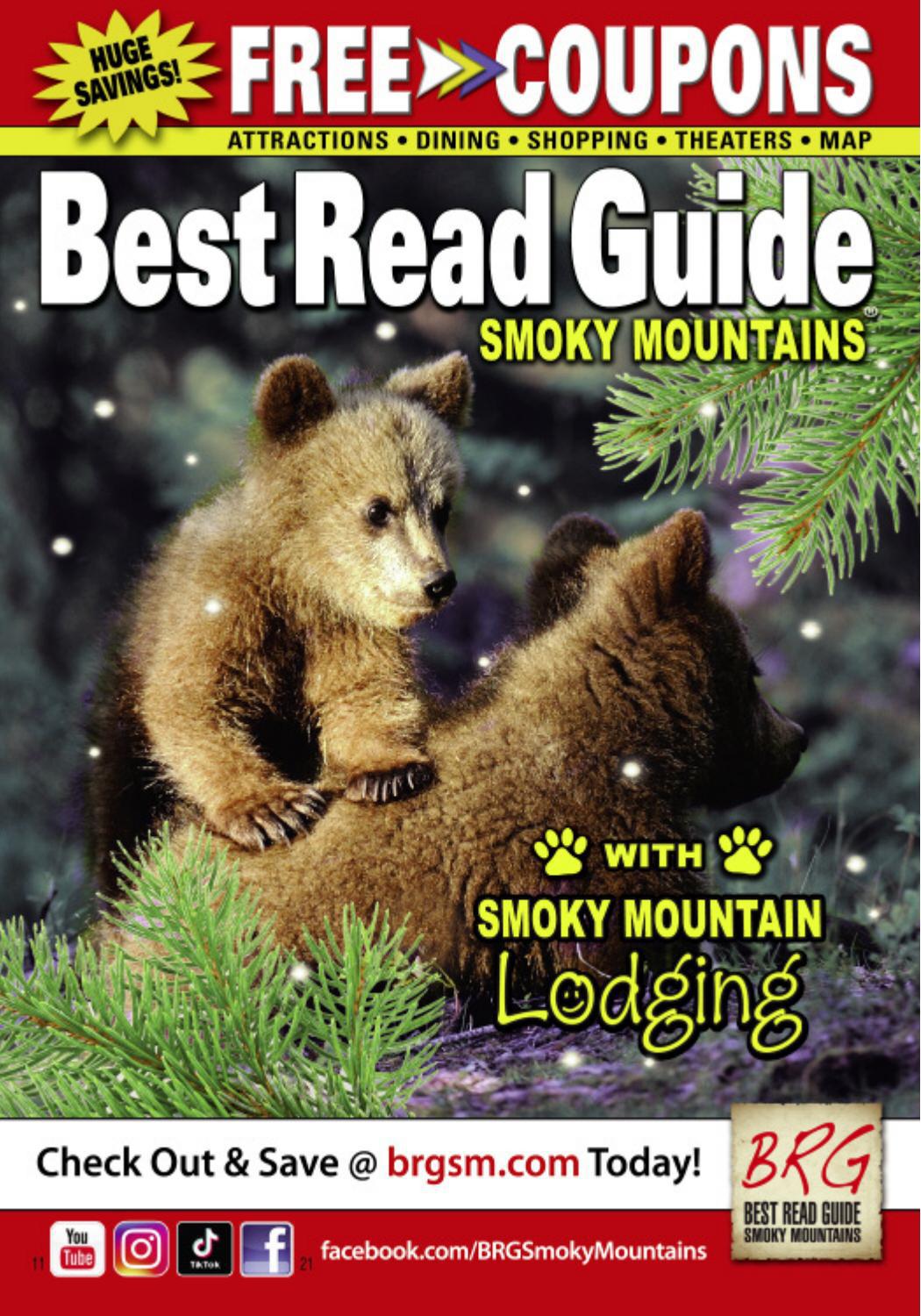Best Read Guide Smoky Mountains November-December 2021 Free Coupon Book ...