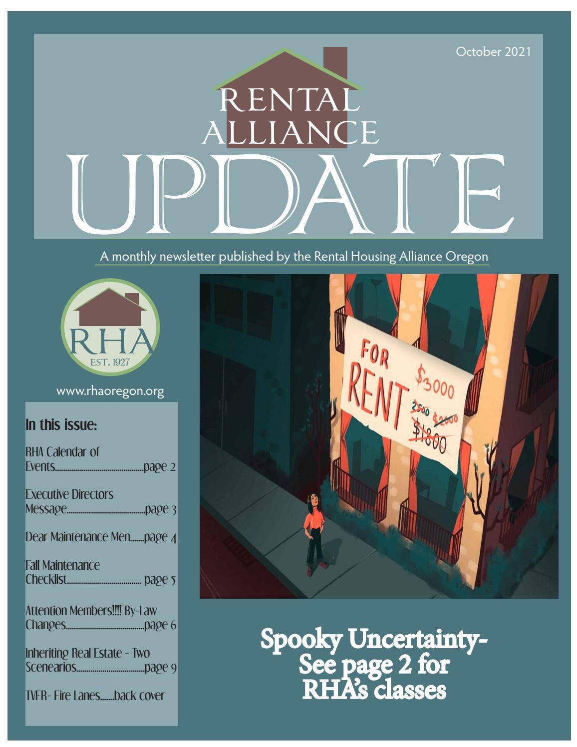 OCTOBER 2021 RHA UPDATE NEWSLETTER by Cari Pierce - Issuu