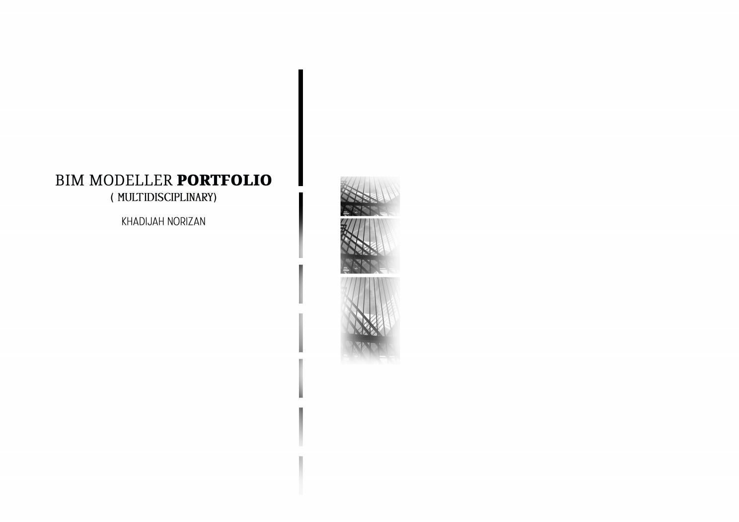 BIM Modeller Portfolio (Multidisciplinary) 2020 by Khadijah Norizan - Issuu