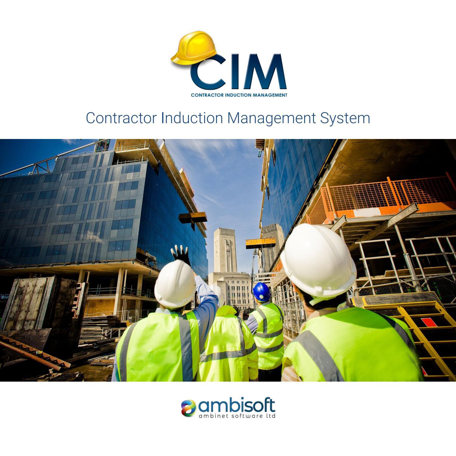 Contractor Induction Management CIM by ambisoft - Issuu