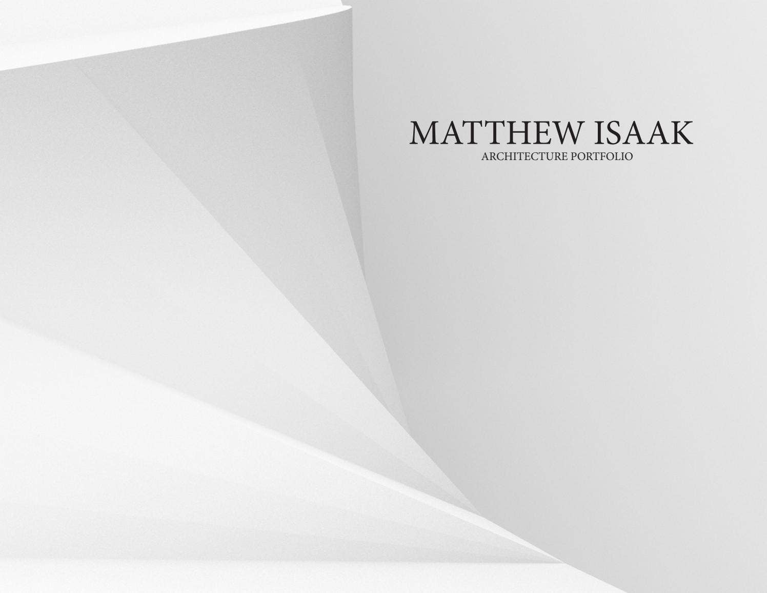 Matthew Isaak Fall 2021 Portfolio by mcisaak - Issuu
