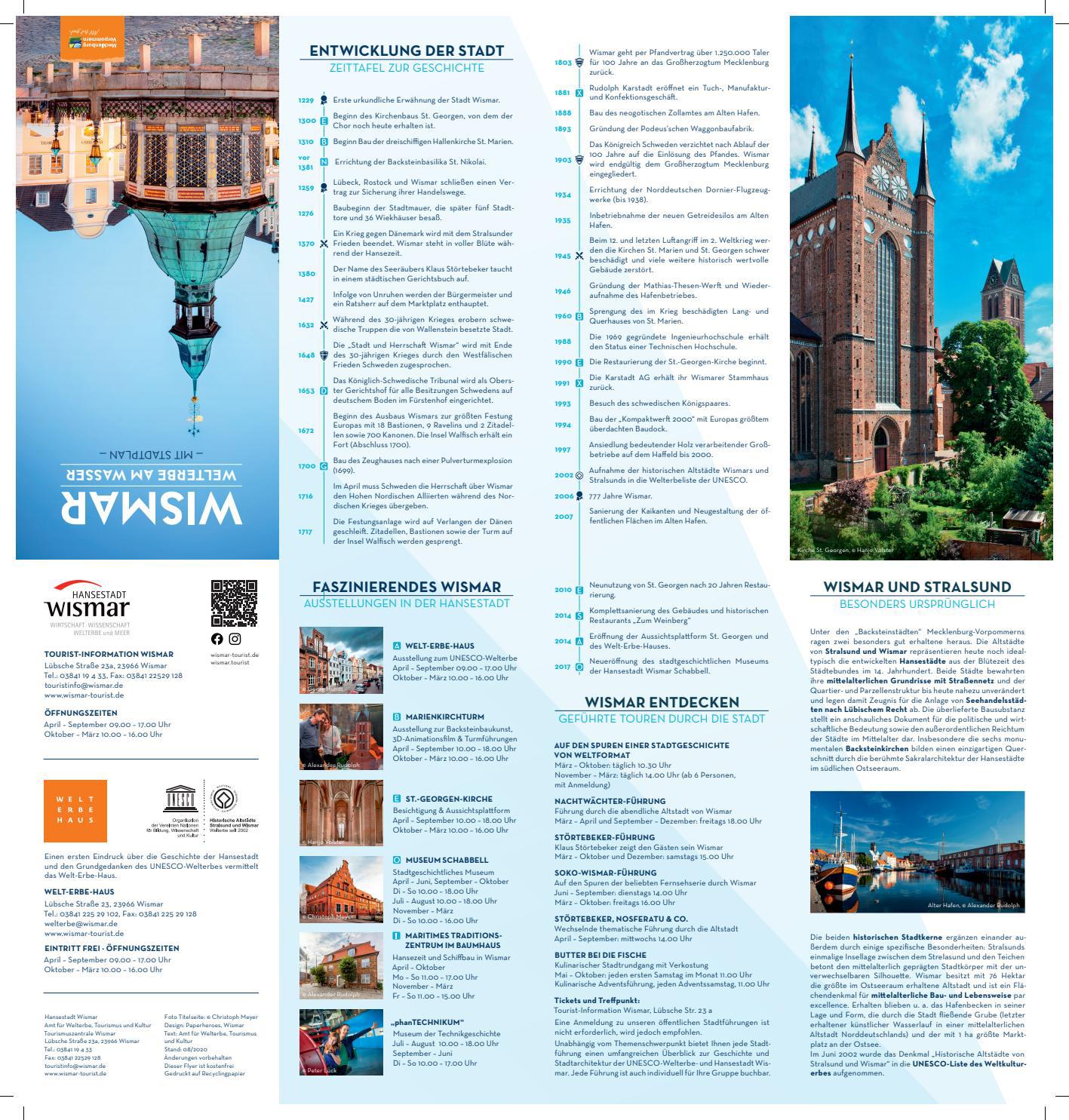 Wismar - Stadtplan by Hansestadt Wismar - Issuu