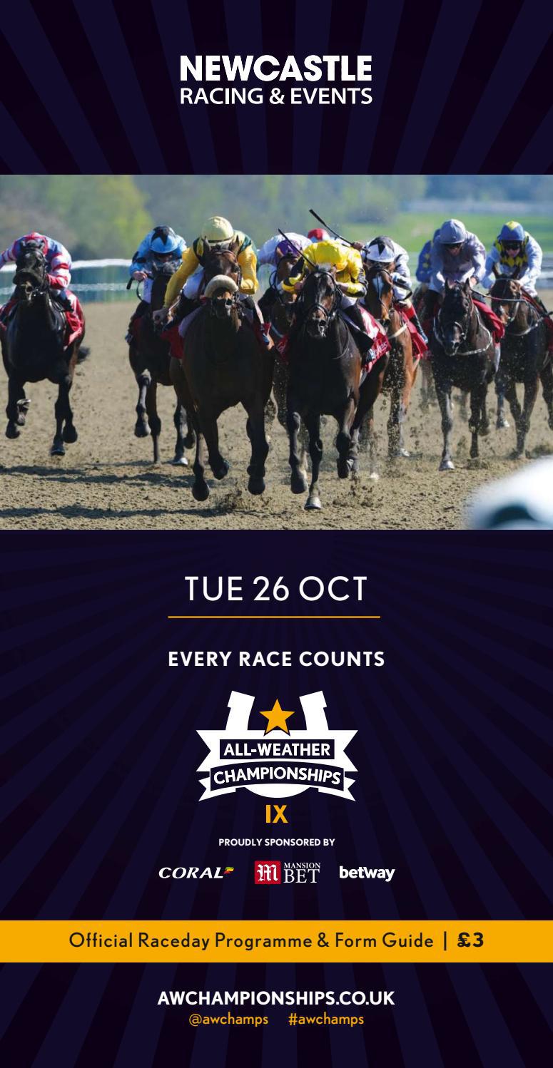 Newcastle Racecard - Tuesday 26th October by Arena Racing Company - Issuu