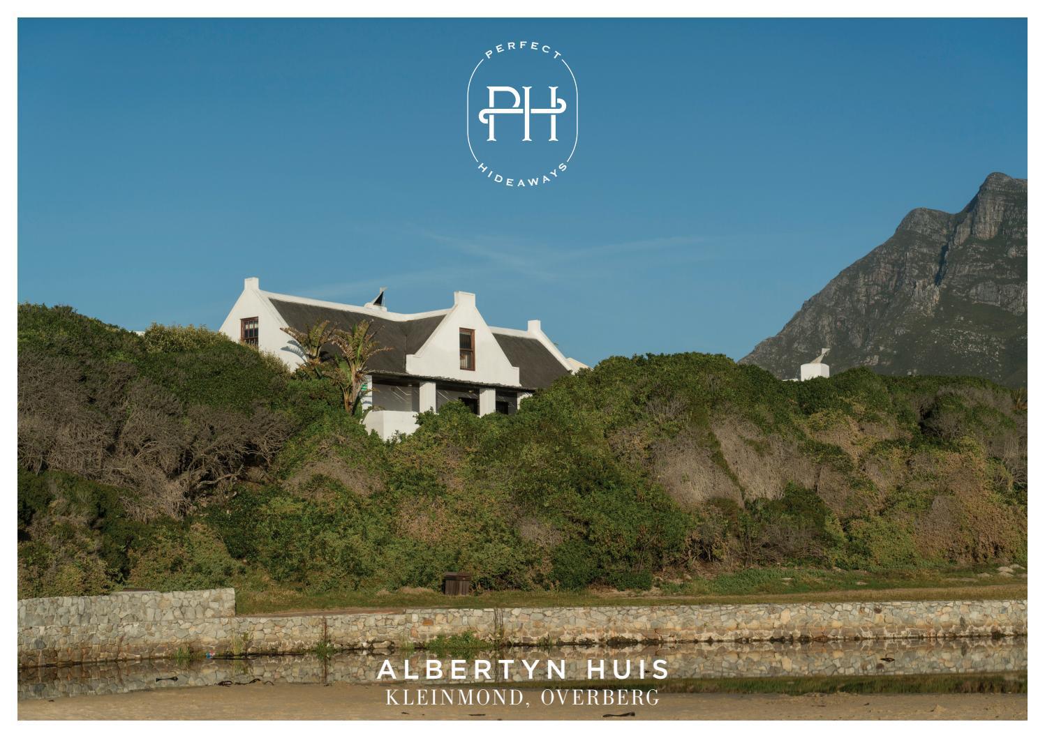 Albertyn Huis Brochure by perfecthideaways1 - Issuu