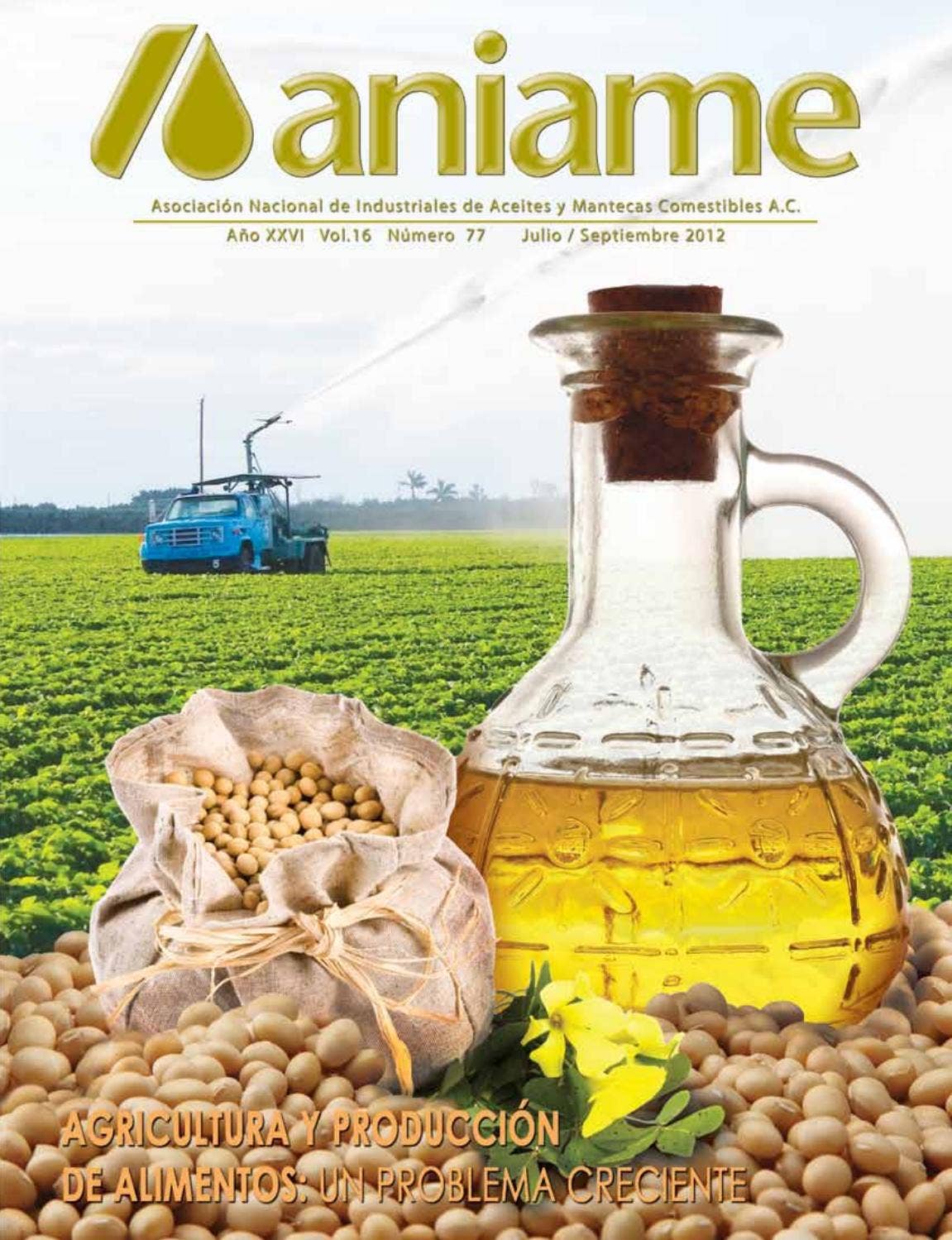 Revista 77 by ANIAME, Asociación Nacional de Industriales de Aceites y ...