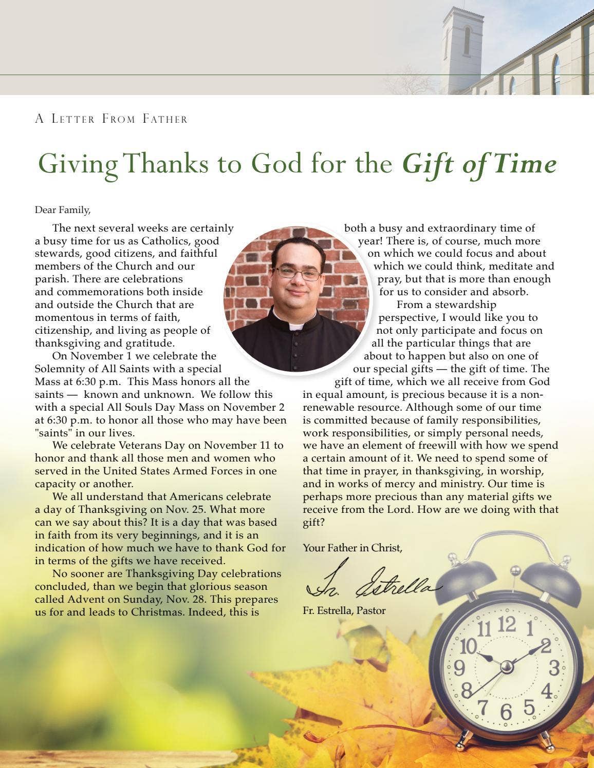 St. Patrick Catholic Parish Newsletter — November 2021 by Catholic ...