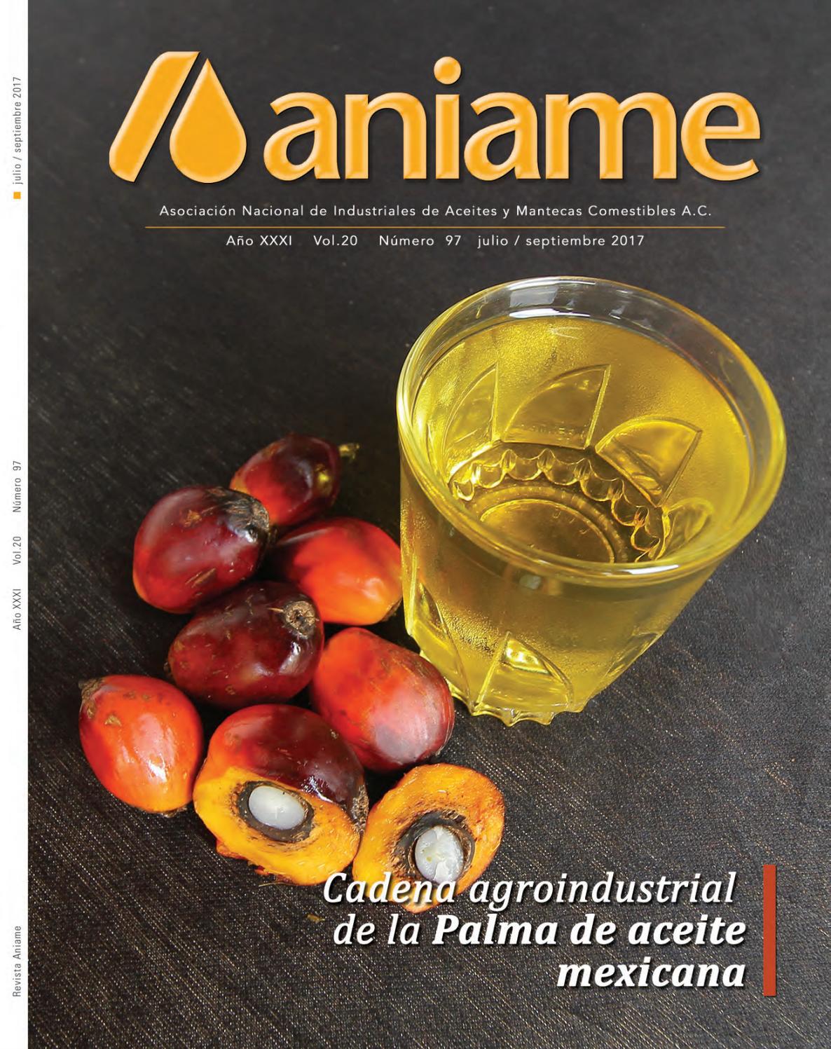 Revista 97 by ANIAME, Asociación Nacional de Industriales de Aceites y ...