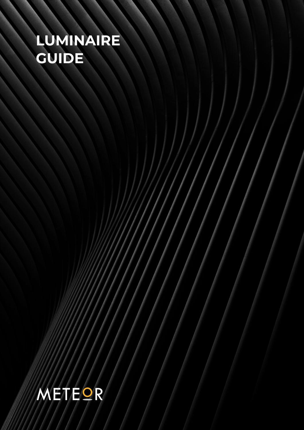 Meteor 2021 Luminaire Guide - Ver 1.1 by Meteor Lighting - Issuu