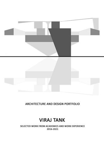 CV & Architecture Design Portfolio- Viraj Tank by Viraj Tank - Issuu