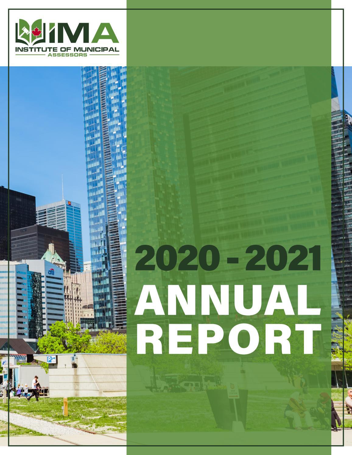 IMA 2020-2021 Annual Report by theima - Issuu