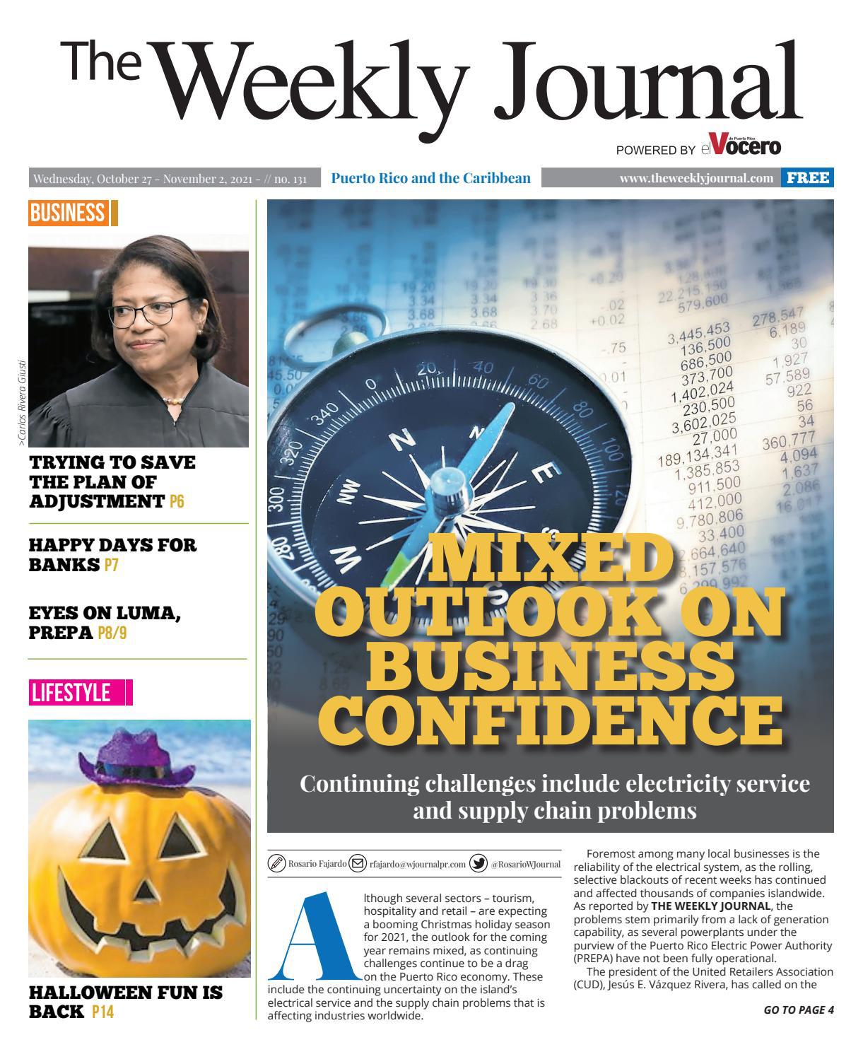 The Weekly Journal - Wednesday, October 27, 2021 by El Vocero de Puerto ...