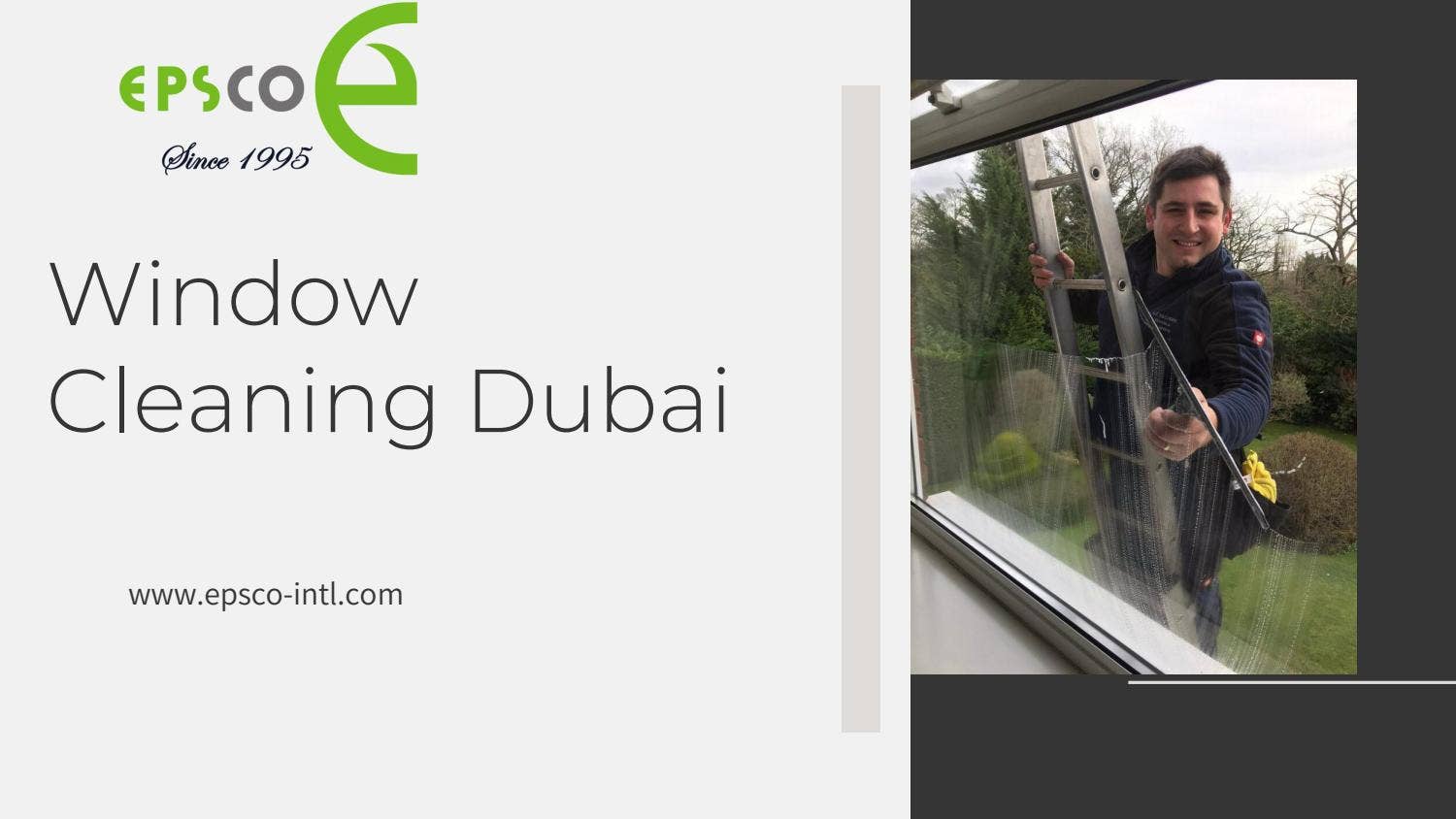 Window Cleaning Dubai by EPSCO LLC - Issuu