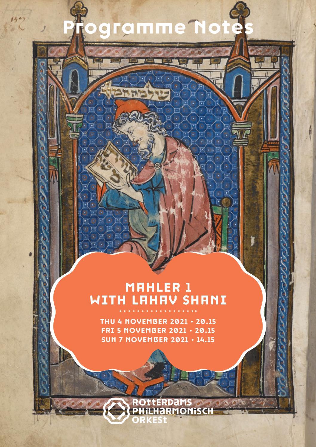 Programme Notes | Mahler 1 with Lahav Shani - 4, 5 & 7 November 2021 by ...