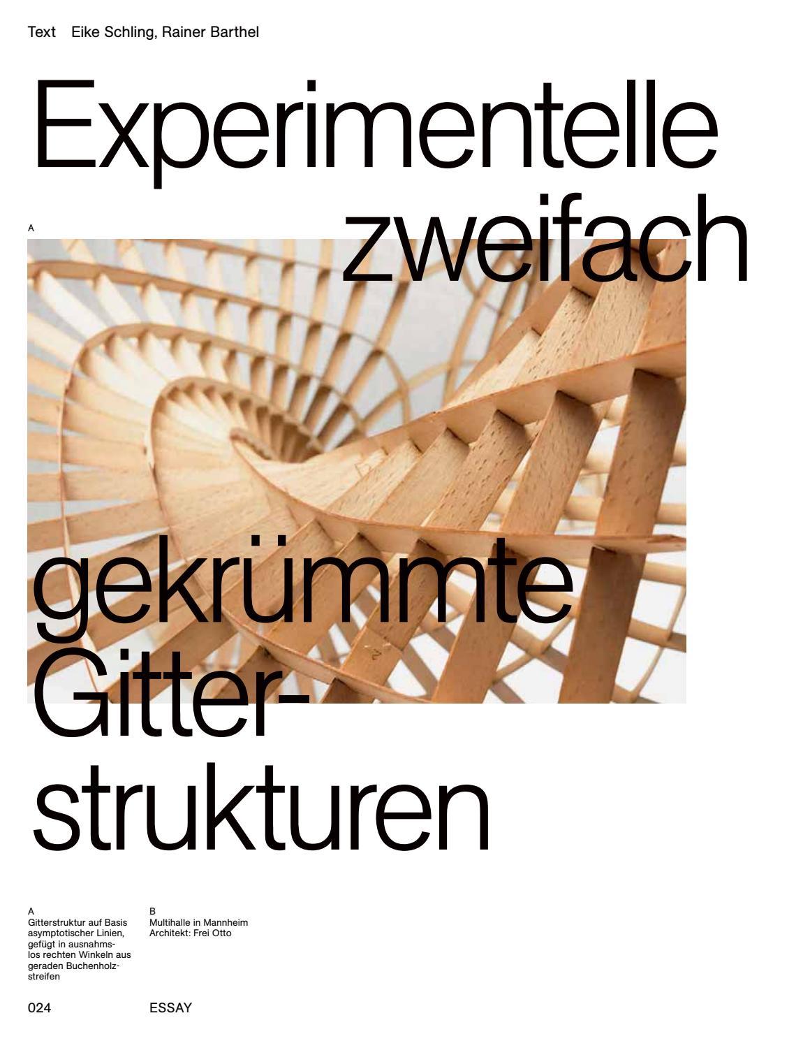 Struktur und Natur. Holztragwerke by DETAIL - Issuu